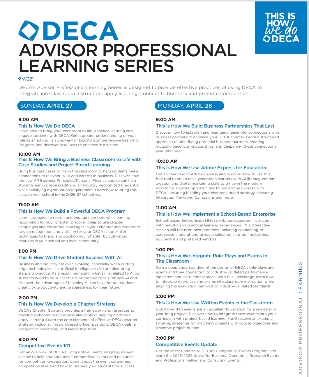 ICDC – Ontario DECA